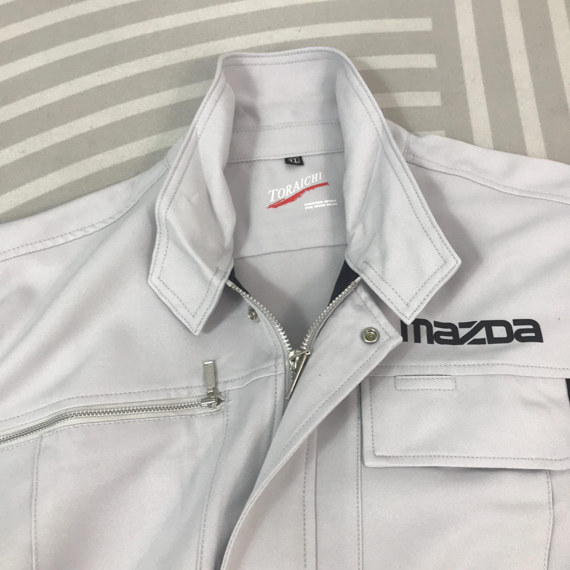 Vintage Mazda Japan Gray Motorsport Custom Jacket - Etsy