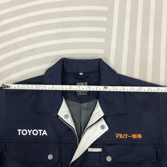Vintage Toyota Japan work Uniform Custom Jacket - Gem