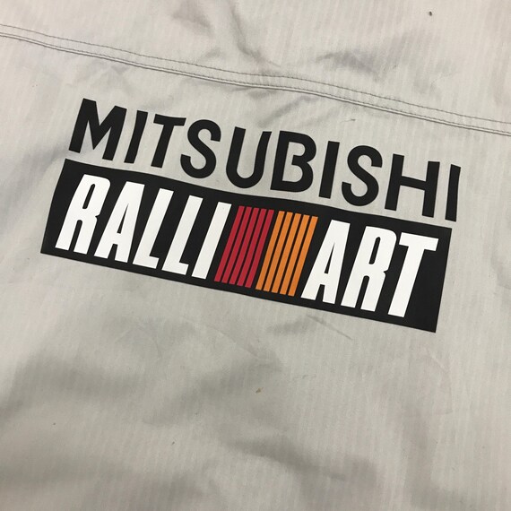 vintage mitsubishi ralliart racing work uniform custo… - Gem