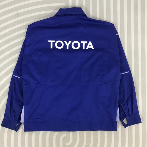 Vintage Toyota Uniform Japan Blue Jacket - Gem