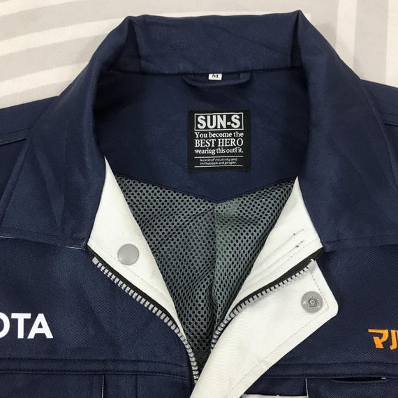 Vintage Toyota Japan work Uniform Custom Jacket - Gem