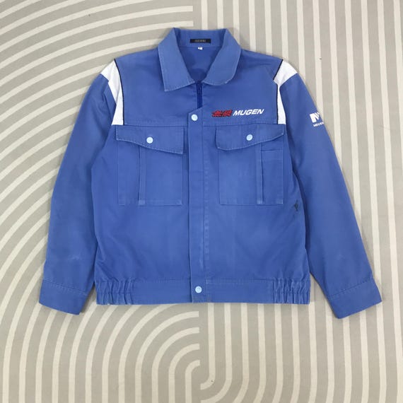 Vintage Honda Mugen Racing work uniform custom Jacket - Gem