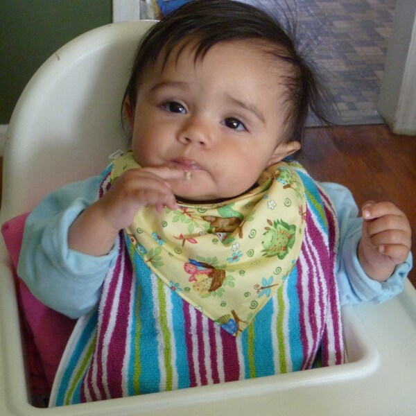 Cute Girls Bib - Etsy