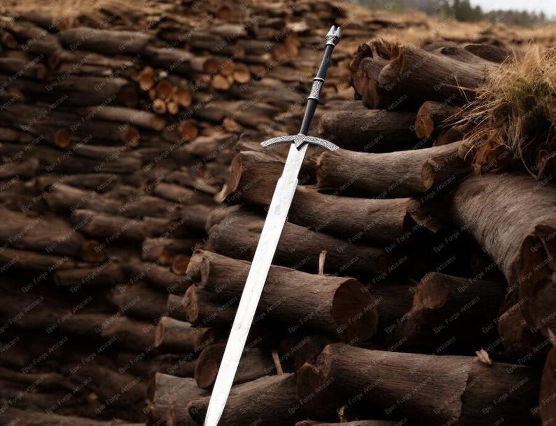 Handcrafted Medieval Fantasy Long Sword With Scabbard – High-quality ...