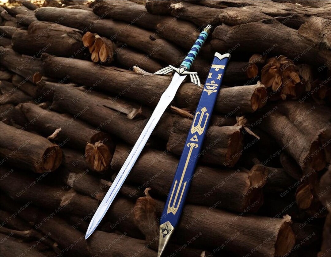 Handmade Zelda Master Sword With Scabbard – High-quality Replica Gift ...