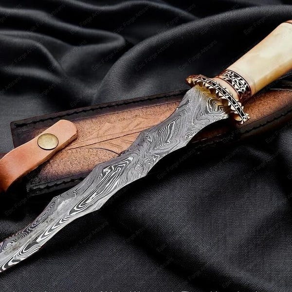 Damascus Dagger - Etsy