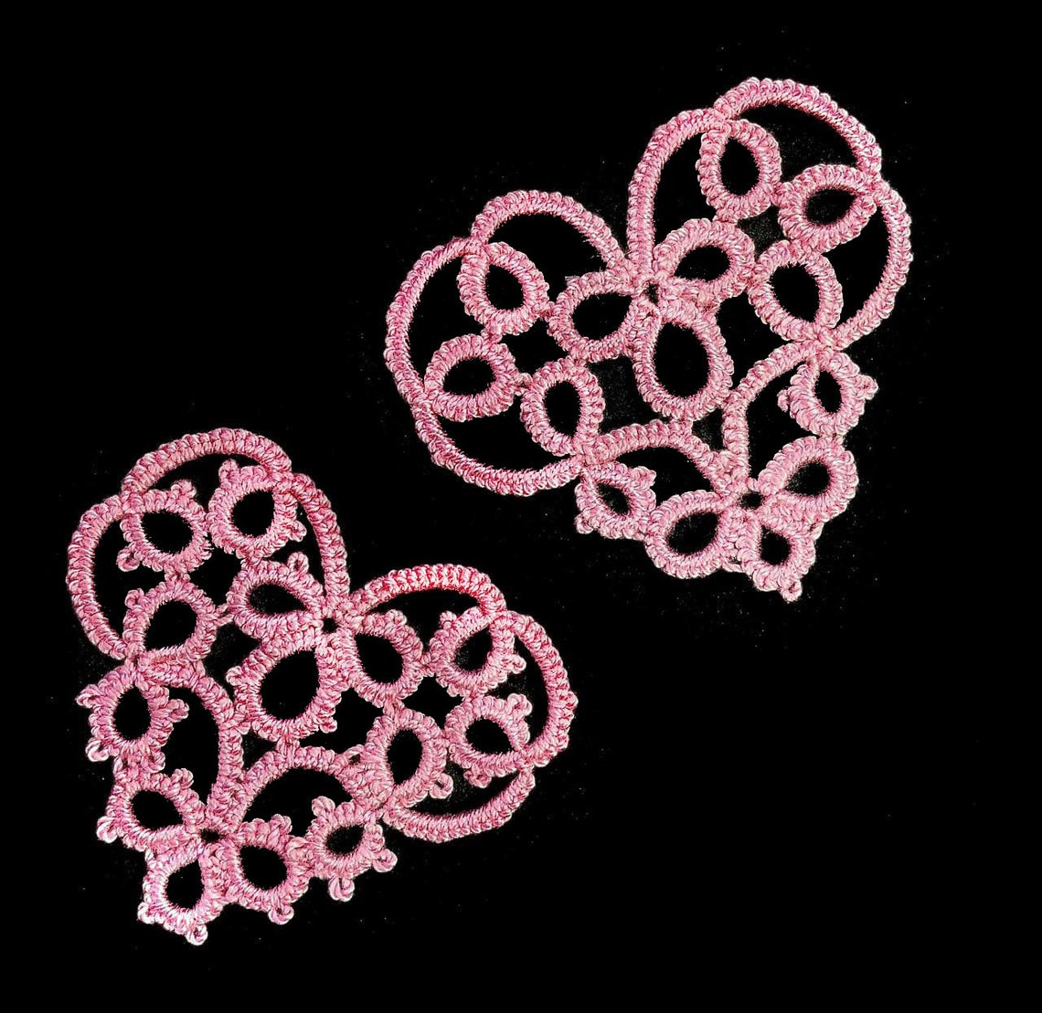 Tatting Heart Pattern PDF Shuttle Tatting Pattern for | Etsy