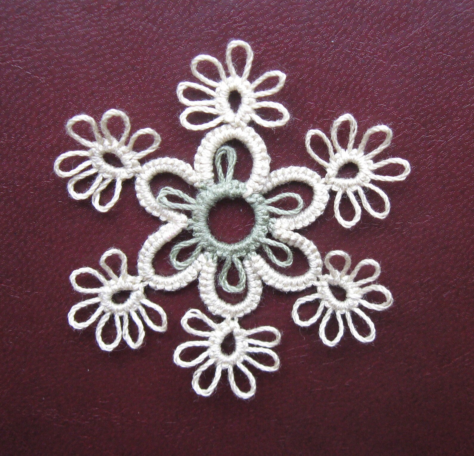 Snowflake Tatting Pattern PDF File 4 Tatted Snowflakes - Etsy