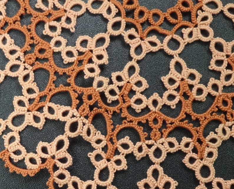 Tatting Doily PDF tutorial Tatted doily pattern Visual pattern | Etsy