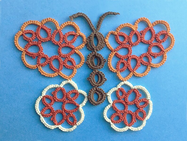 Tatting Pattern Butterfly Digital PDF File Original Shuttle Tatting ...