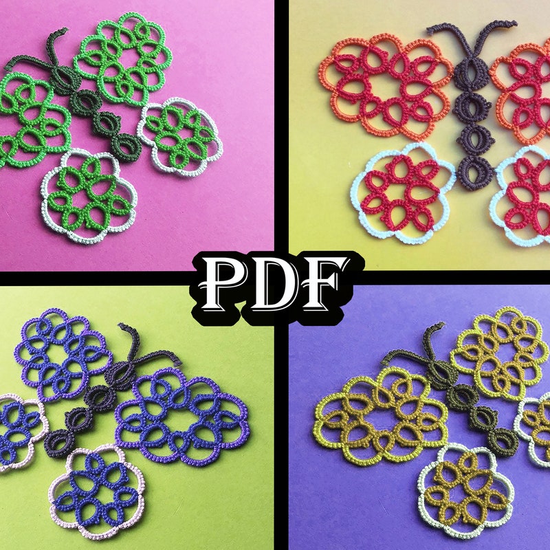 Tatting Butterfly Pattern - Etsy