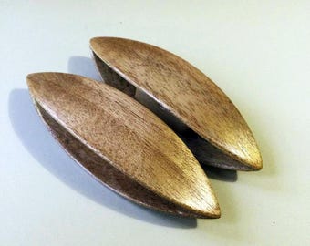 Unique Giant Wood Tatting Shuttle for Tatting Biggest Shuttle for ...