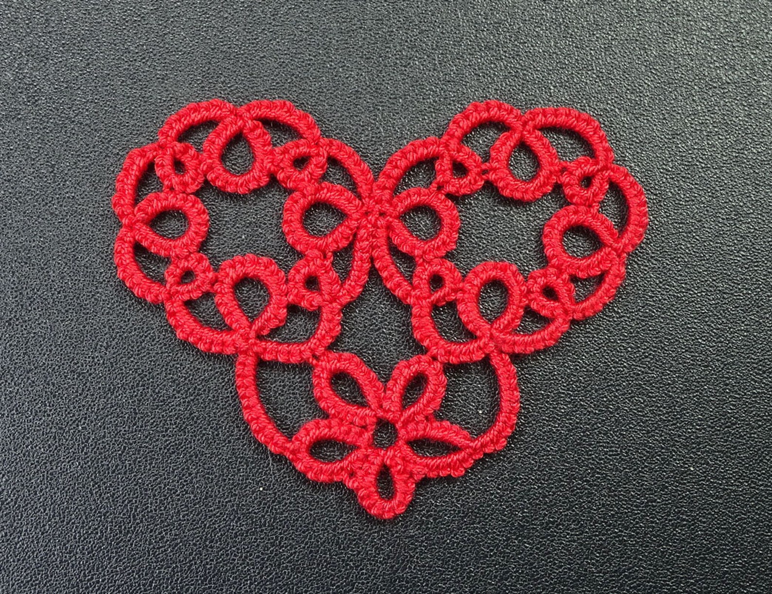 PDF Tatting Pattern Tatted Heart Ornament Instant - Digital Download ...