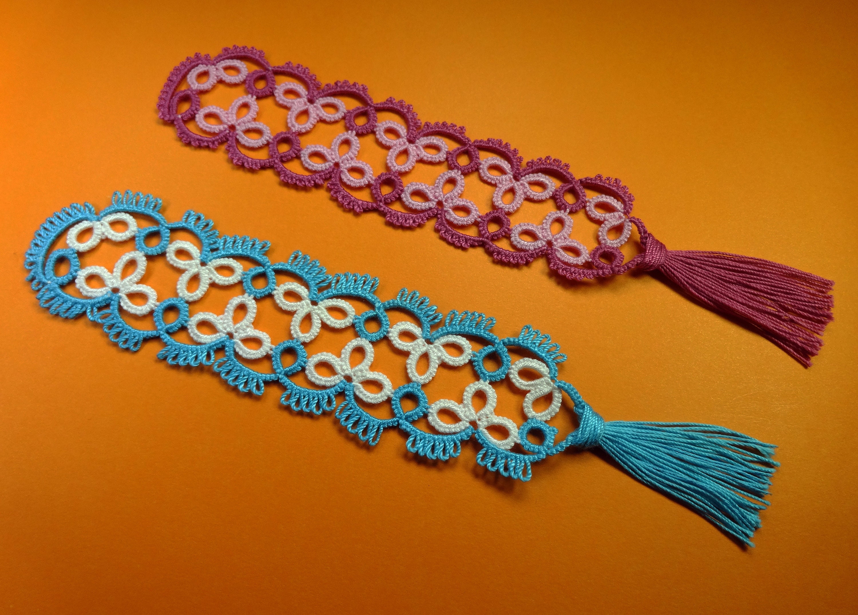 Tatted Bookmark Pdf Shuttle Tatting Pattern How To Make Lace Bookmark Easy Tatting