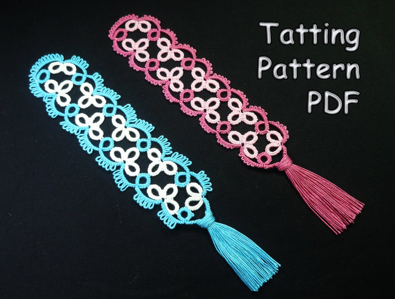 Tatted Bookmark Pdf Shuttle Tatting Pattern How To Make Lace Bookmark Easy Tatting