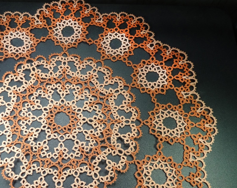 Tatting Doily PDF Tutorial Tatted Doily Pattern Visual Pattern - Etsy