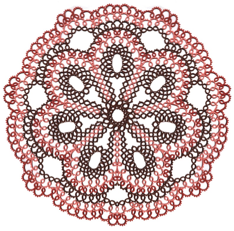 Lace Doily Tutorial Doily Pattern Tatted Doily Tutorial Boho - Etsy