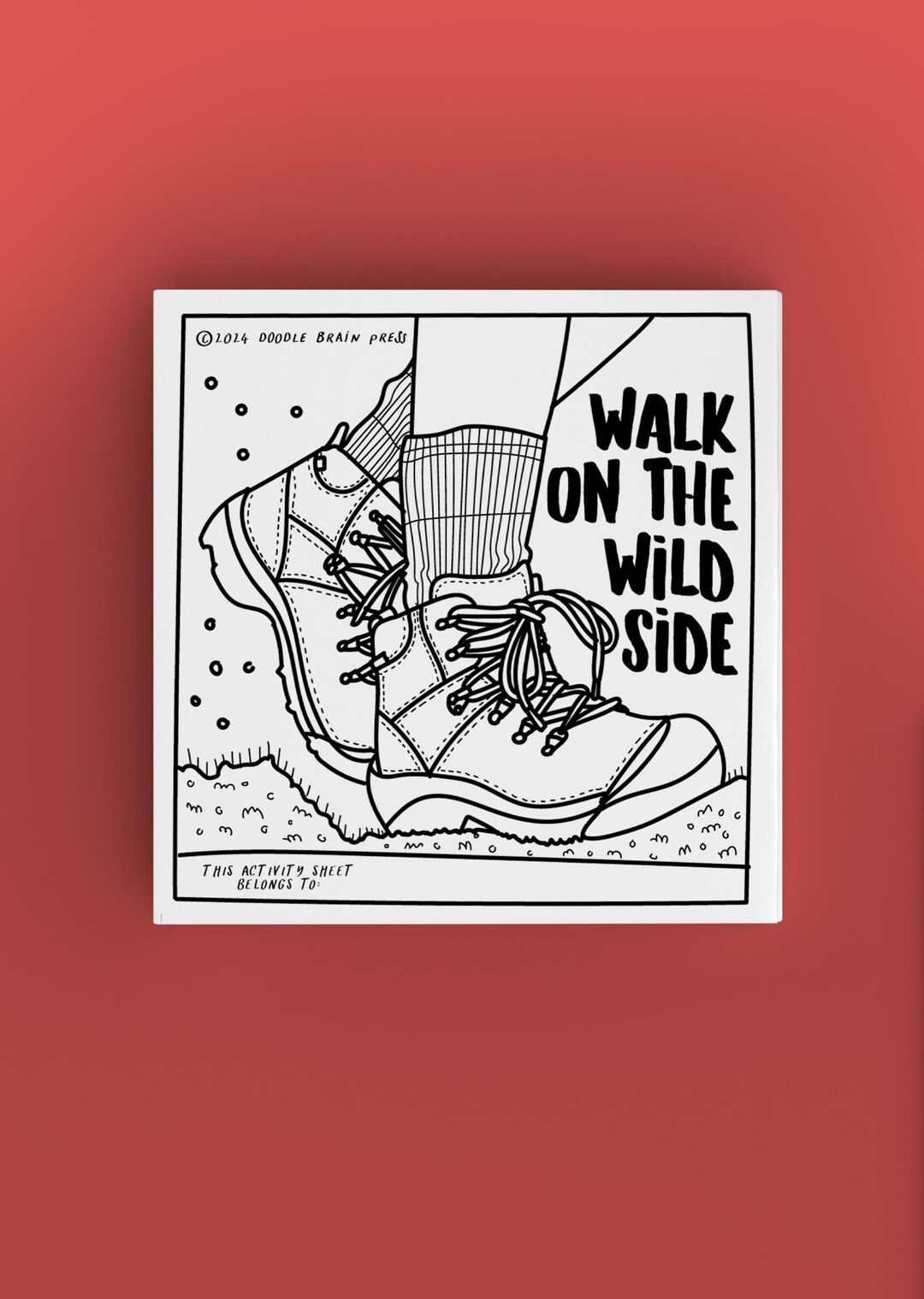 Nature Walk Activity Sheet for Kids - Etsy