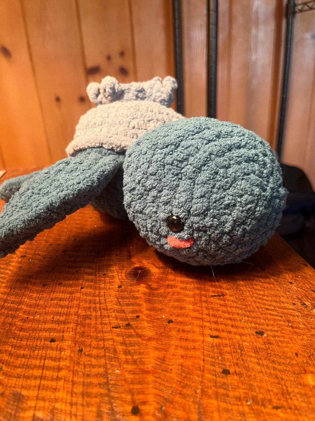 Blueberry Turtle Stuffed Animal: Teal Base, Baby Blue Shell - Etsy