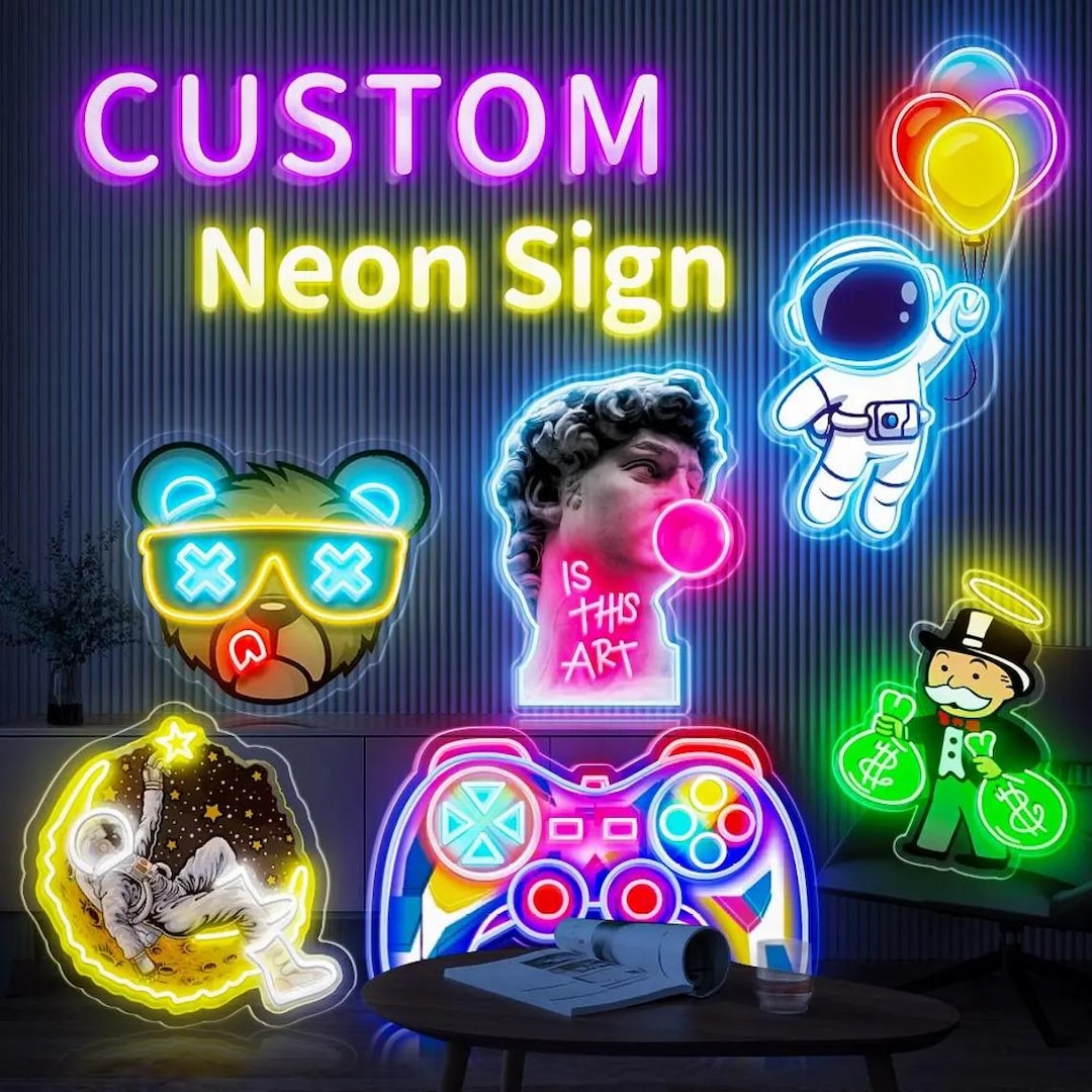 Custom Neon Sign | Personalized Neon Light | Night Sign Decor ...