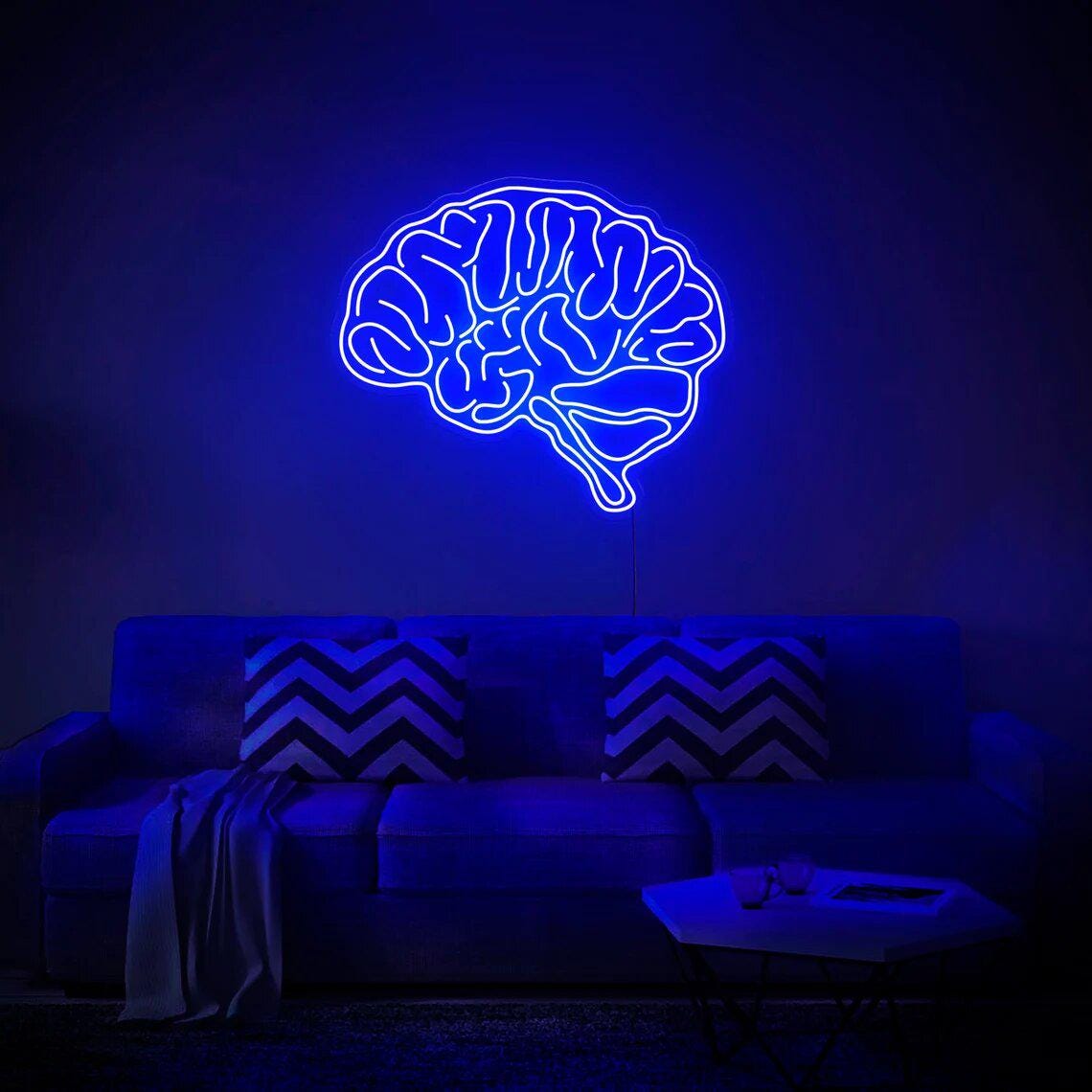 Custom Brain Neon Signs, Brain LED Neon Light, Bedroom Wall Room ...