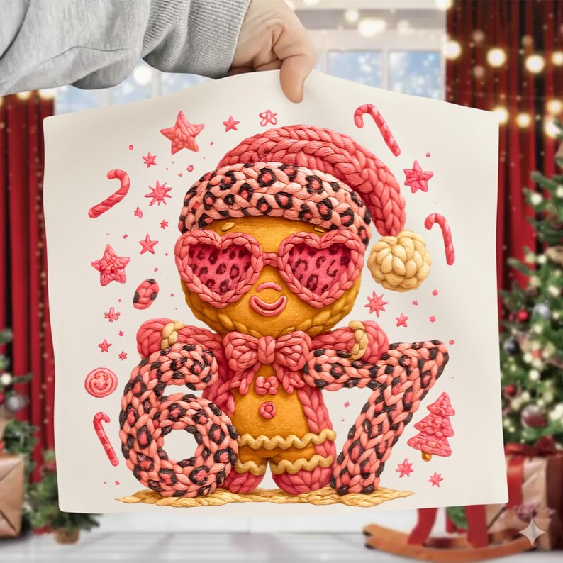 Gingerbread Man Six Seven Meme Christmas Mean Guy Png, Viral Funny 6 7 ...