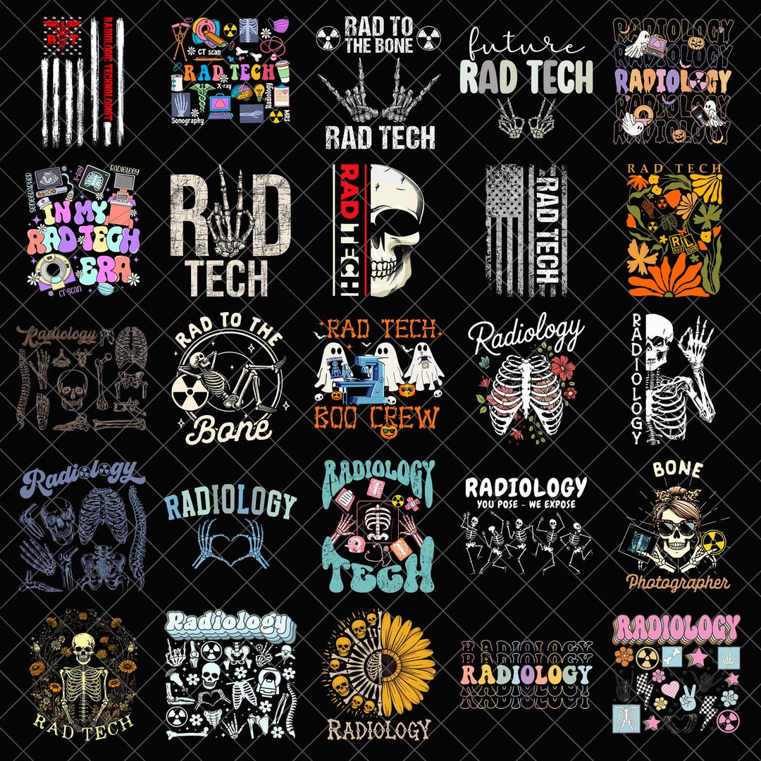 Rad Tech Png Bundle, Radiologic Technologist Png, Radiology Png, Rad ...