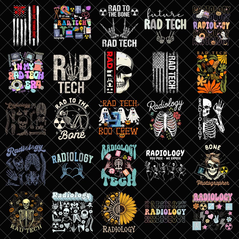 Rad Tech Png Bundle, Radiologic Technologist Png, Radiology Png, Rad ...