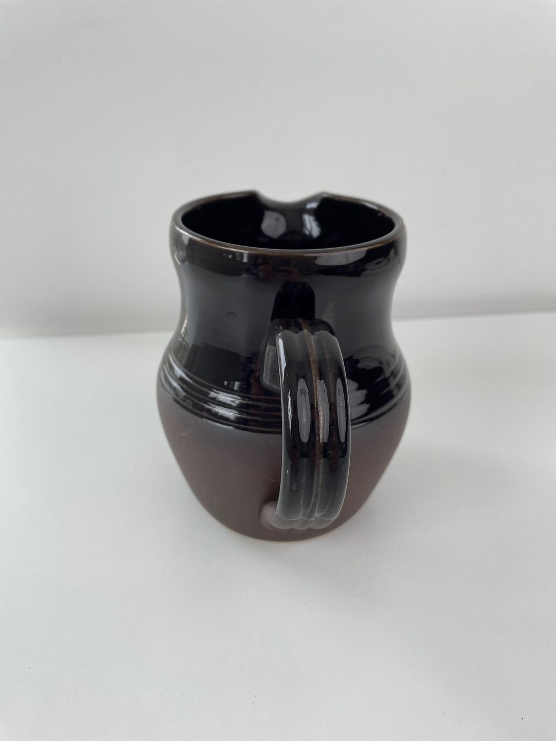 Vintage Pottery Made in England Pitcher Signed - Etsy