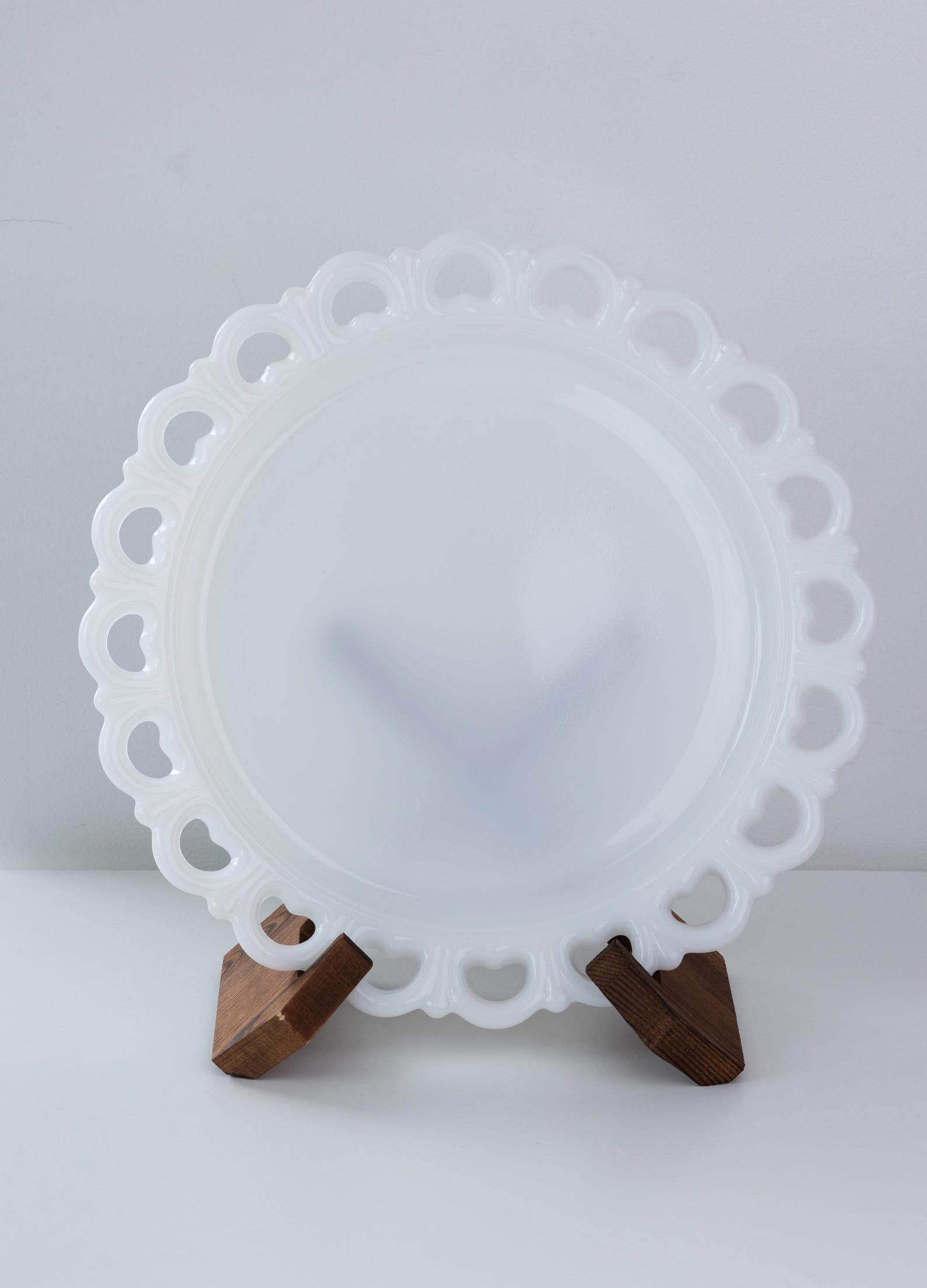 Vintage Serving Platter by Anchor Hocking Old Colony Open Lace Milk ...