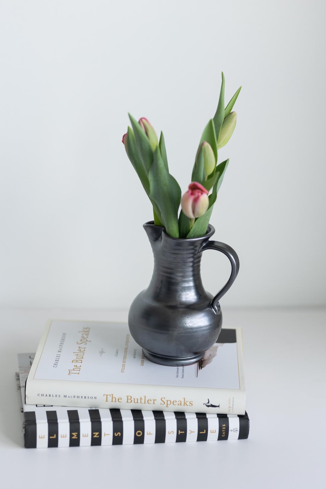 Prinknash Jug | Gun Metal Glaze Vase | Pottery Pitcher | Home Decor ...