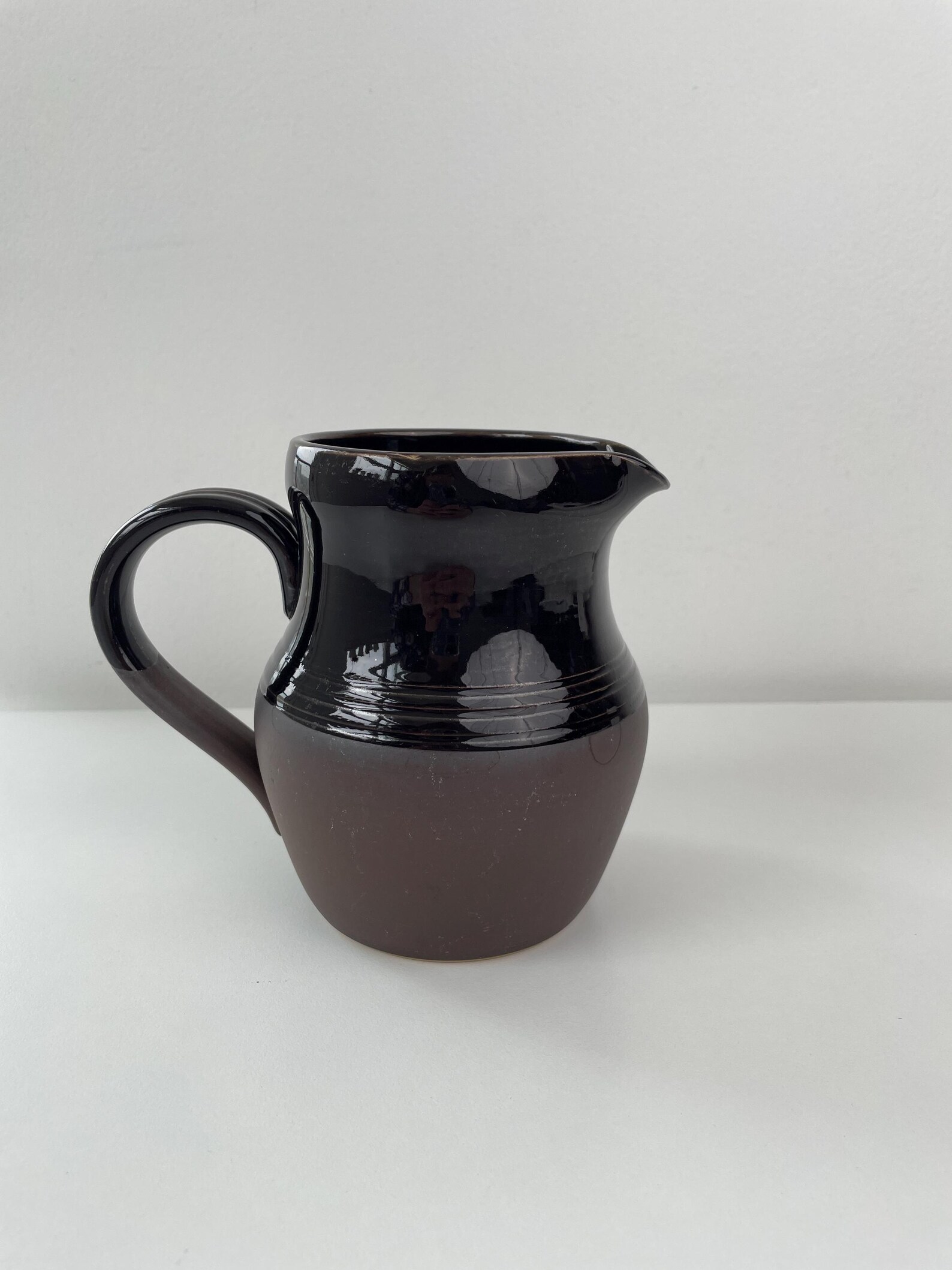 Vintage Pottery Made in England Pitcher Signed - Etsy