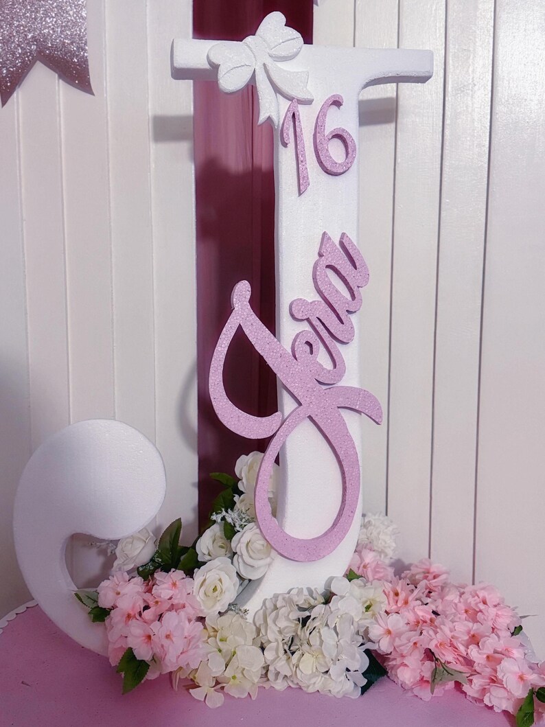 Custom Styrofoam Name Sign – Personalized 3D Foam Letters for Events ...