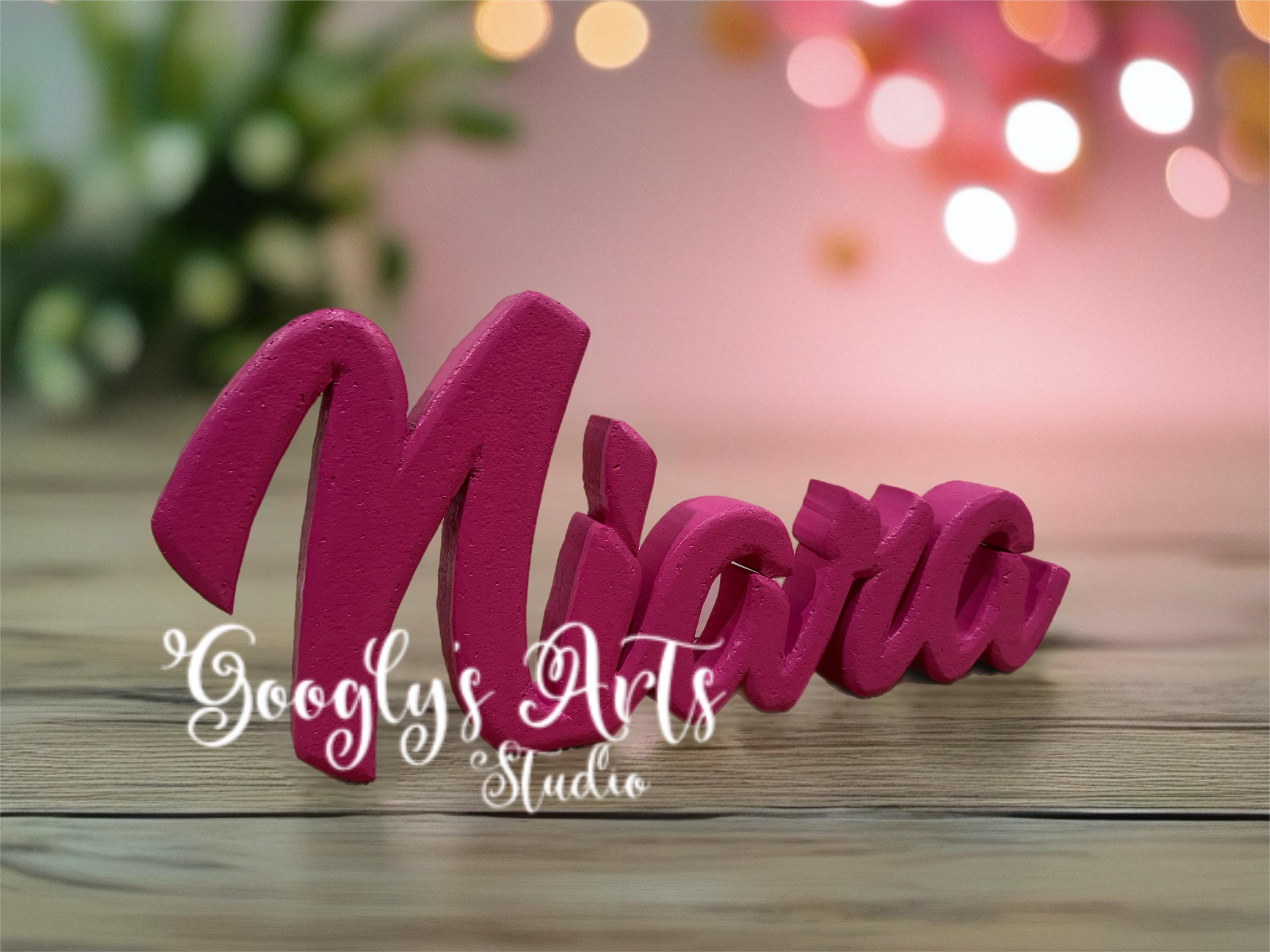 Custom Styrofoam Name Sign – Personalized 3D Foam Letters for Events ...