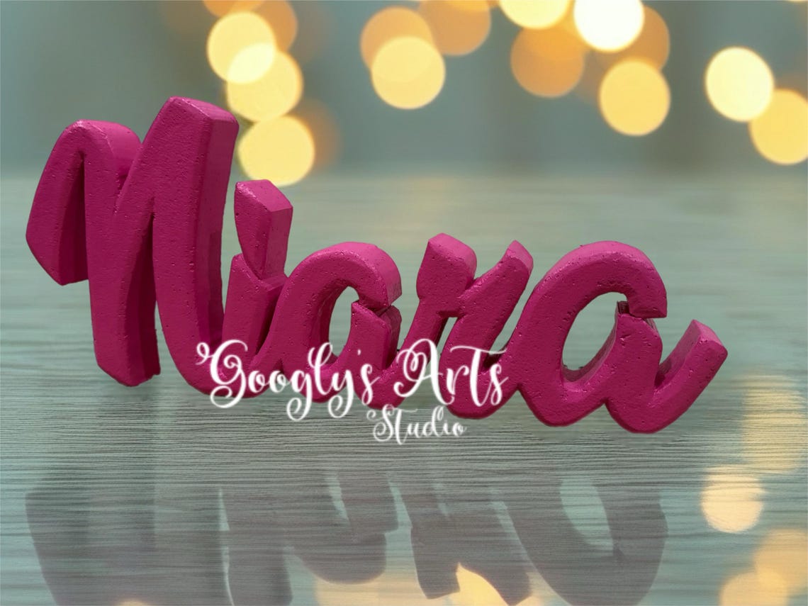 Custom Styrofoam Name Sign – Personalized 3D Foam Letters for Events ...