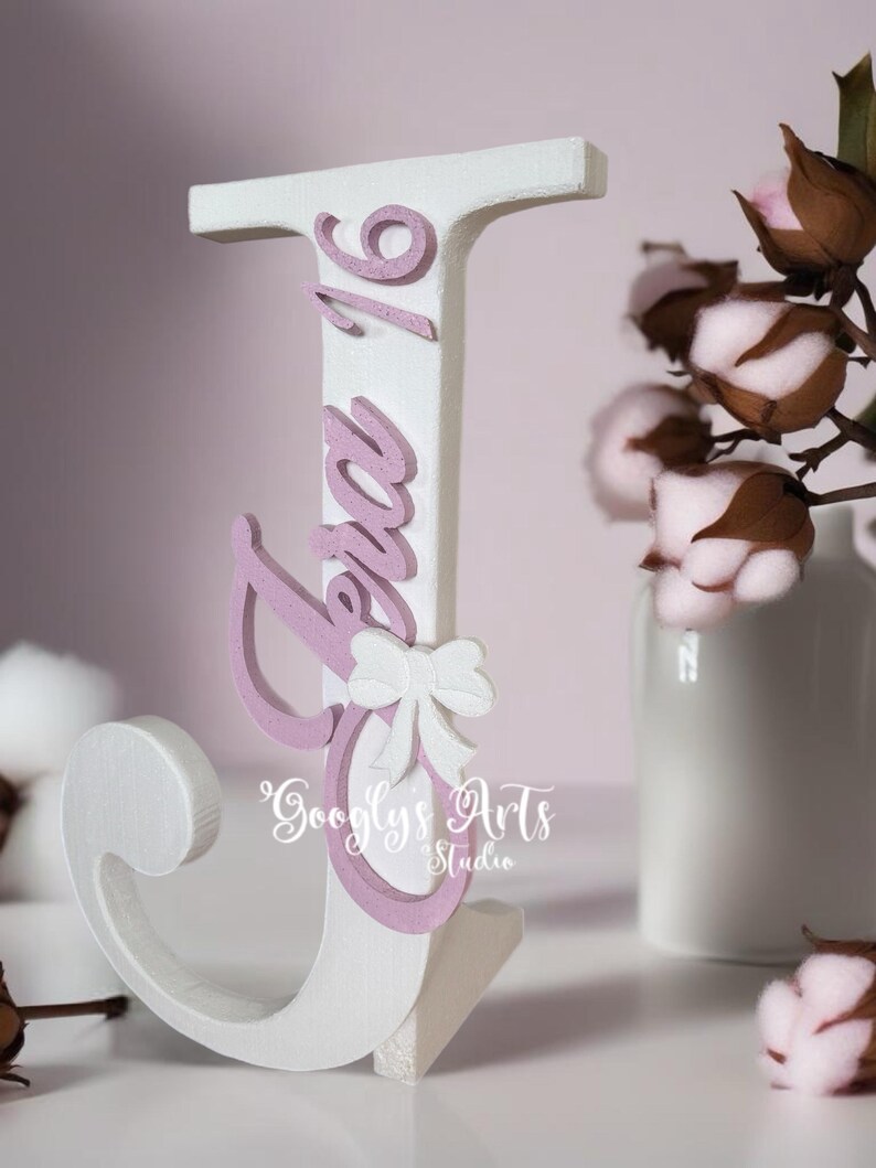 Custom Styrofoam Letters – Personalized 3D Foam Letters With Baby Name ...