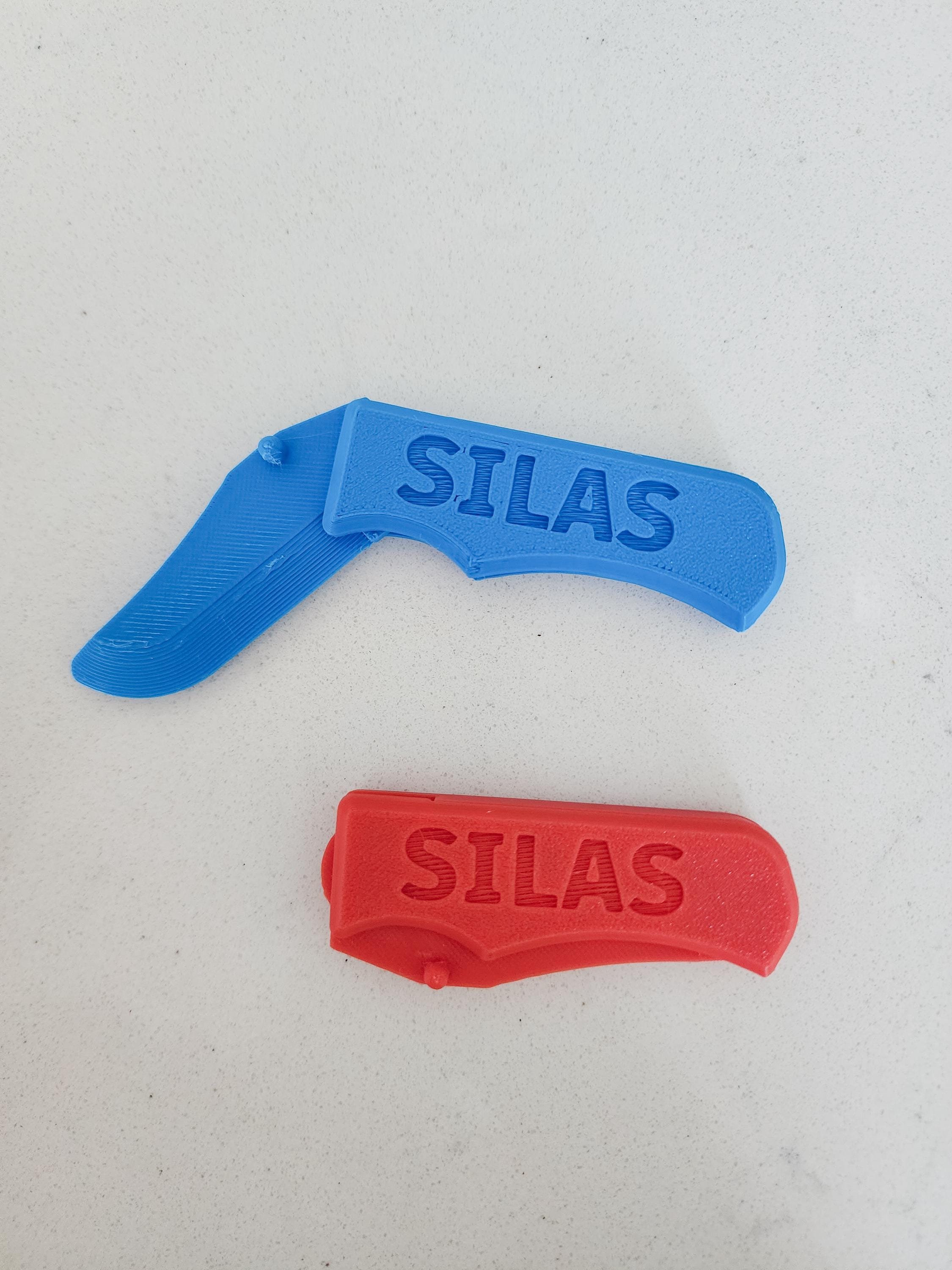 Personalized Kids Play Knife | 3D Printed Play Knife | Personalized ...