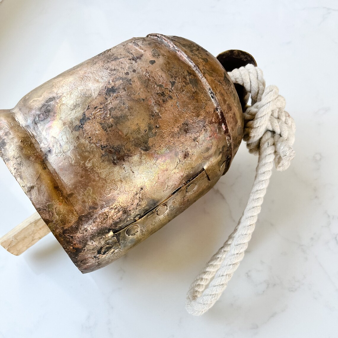 Extra Large Gold Bells 6.5 7.5 and 9.5 Inch Rustic Noah - Etsy