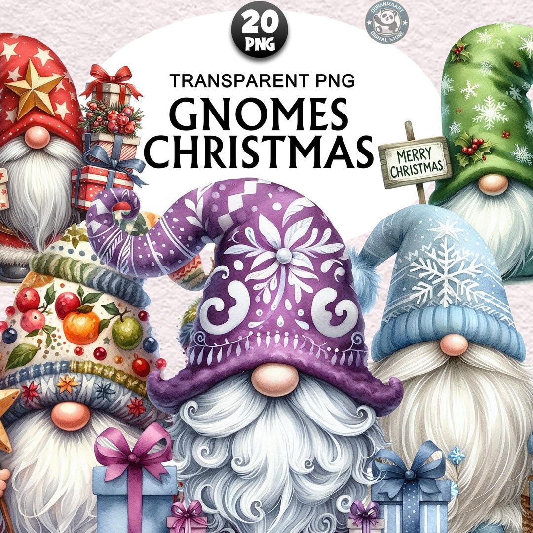 20+ Watercolor Gnomes Christmas Clipart, Christmas Gonk Gnome Png ...