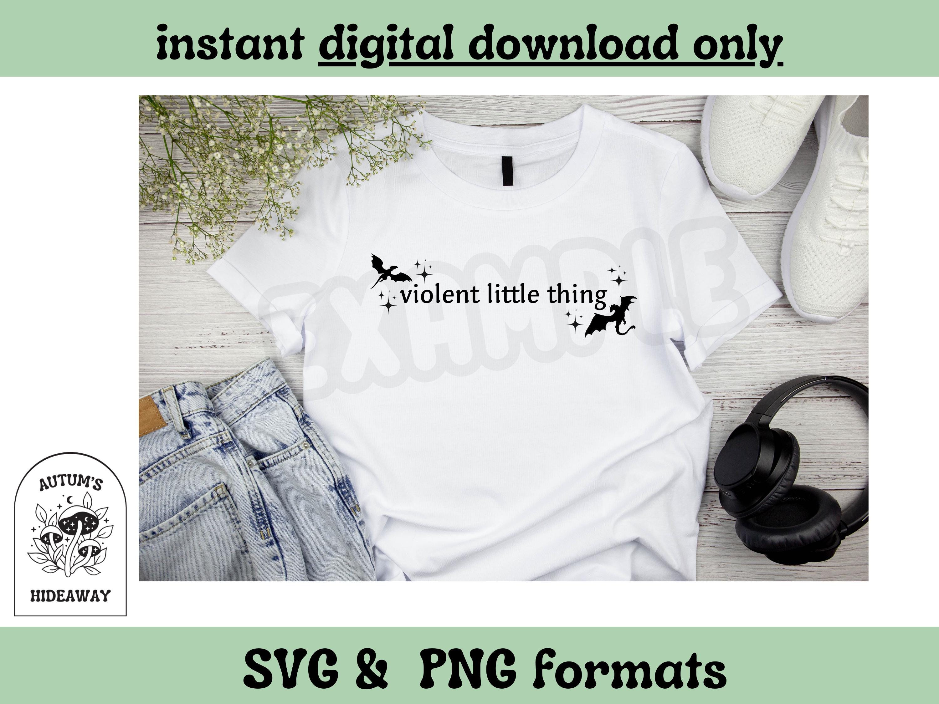 Violent Little Thing SVG/PNG - Etsy