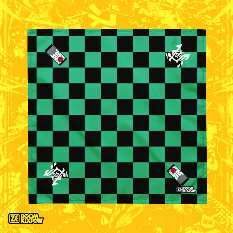 Demon Slayer Tanjiro Kamado Bandana - Etsy