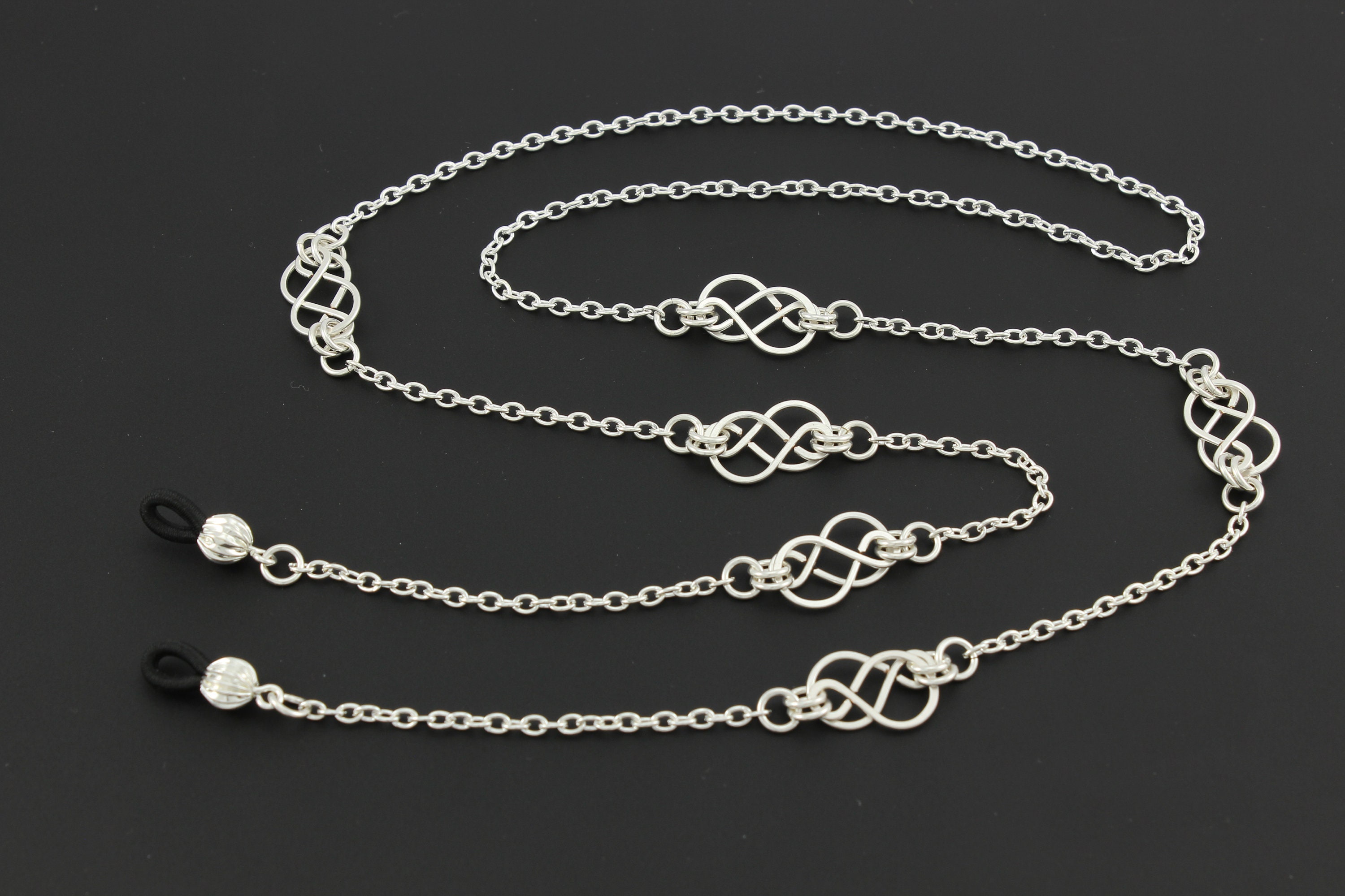 Womens Fashion Eye Glasses Necklace / Chain With Handcrafted Silver ...
