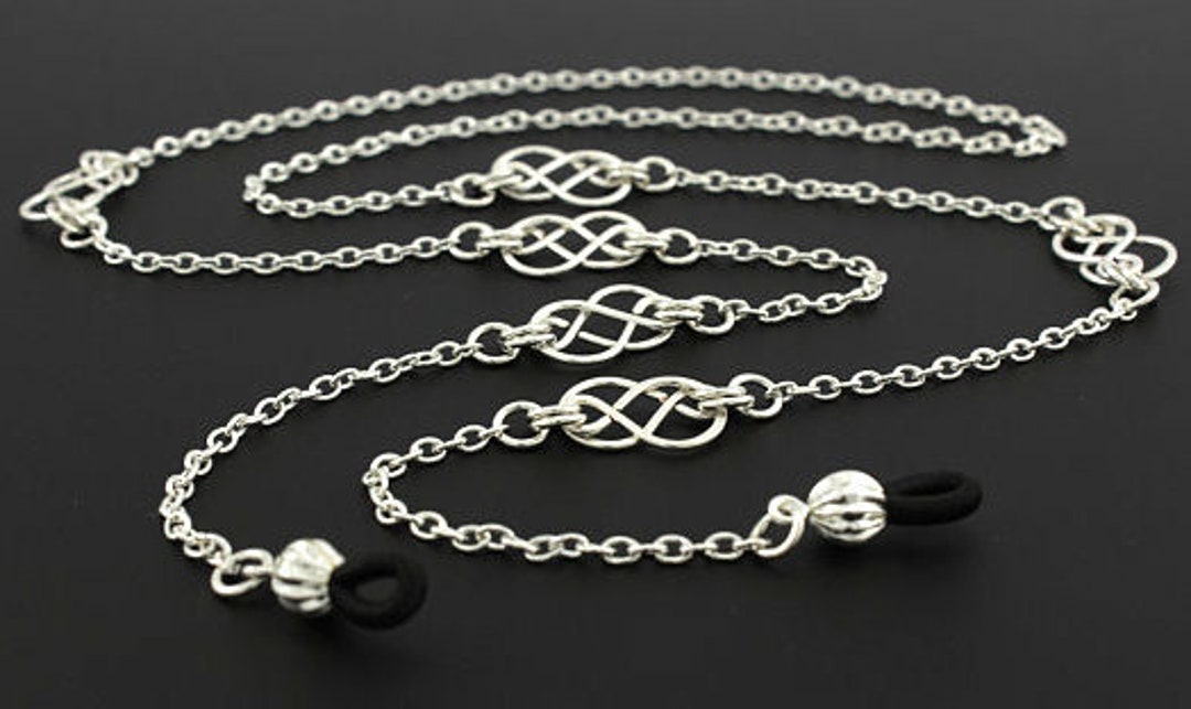 Womens Fashion Eye Glasses Necklace / Chain With Handcrafted Silver ...