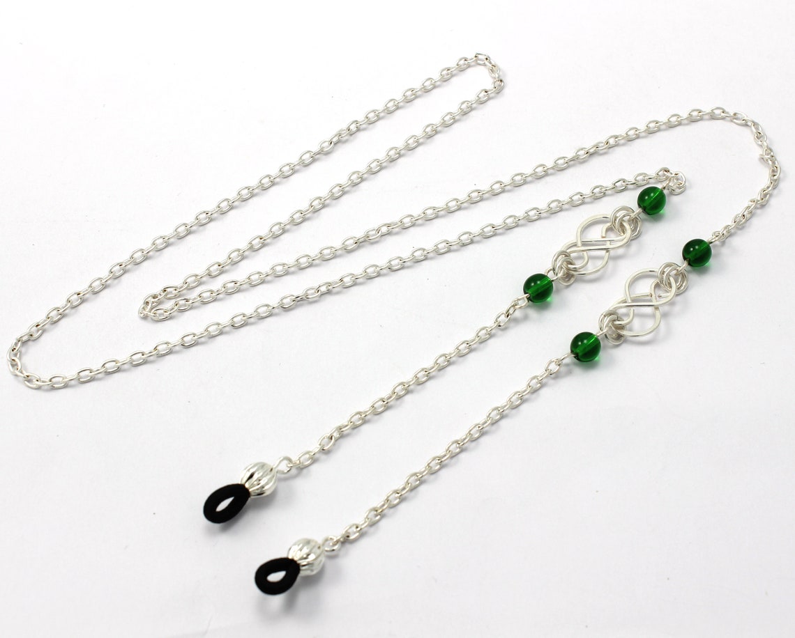 Womens Fashion Eye Glasses Necklace / Chain With Handcrafted Silver ...