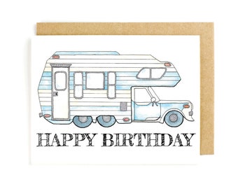 Rv Birthday Card - Etsy