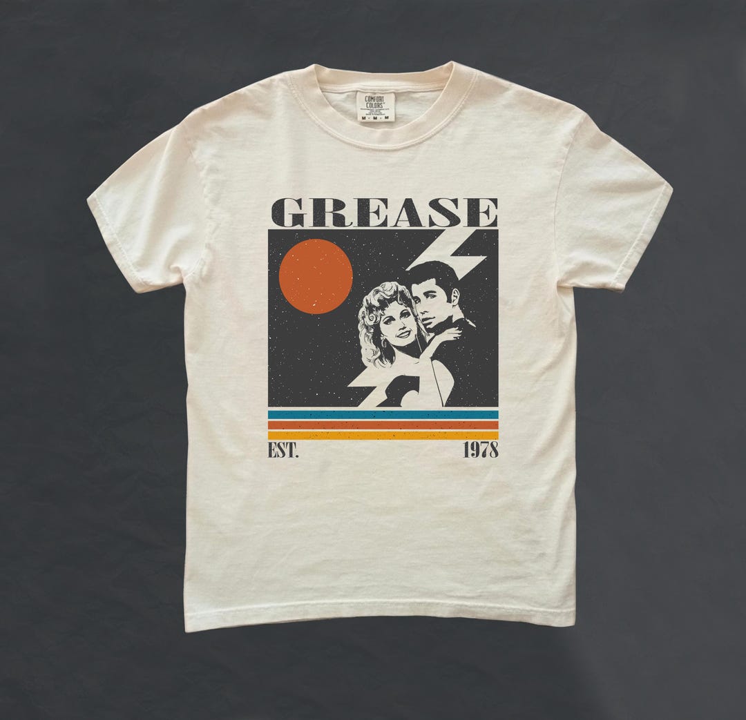 Grease Shirt, Grease Movie Shirt, Comfort Colors Tee, Grease T-shirt ...