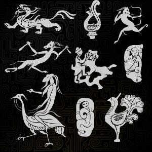 1200+ Ancient Chinese Qin & Han Dynasty Patterns | Rubbings From Bronze ...