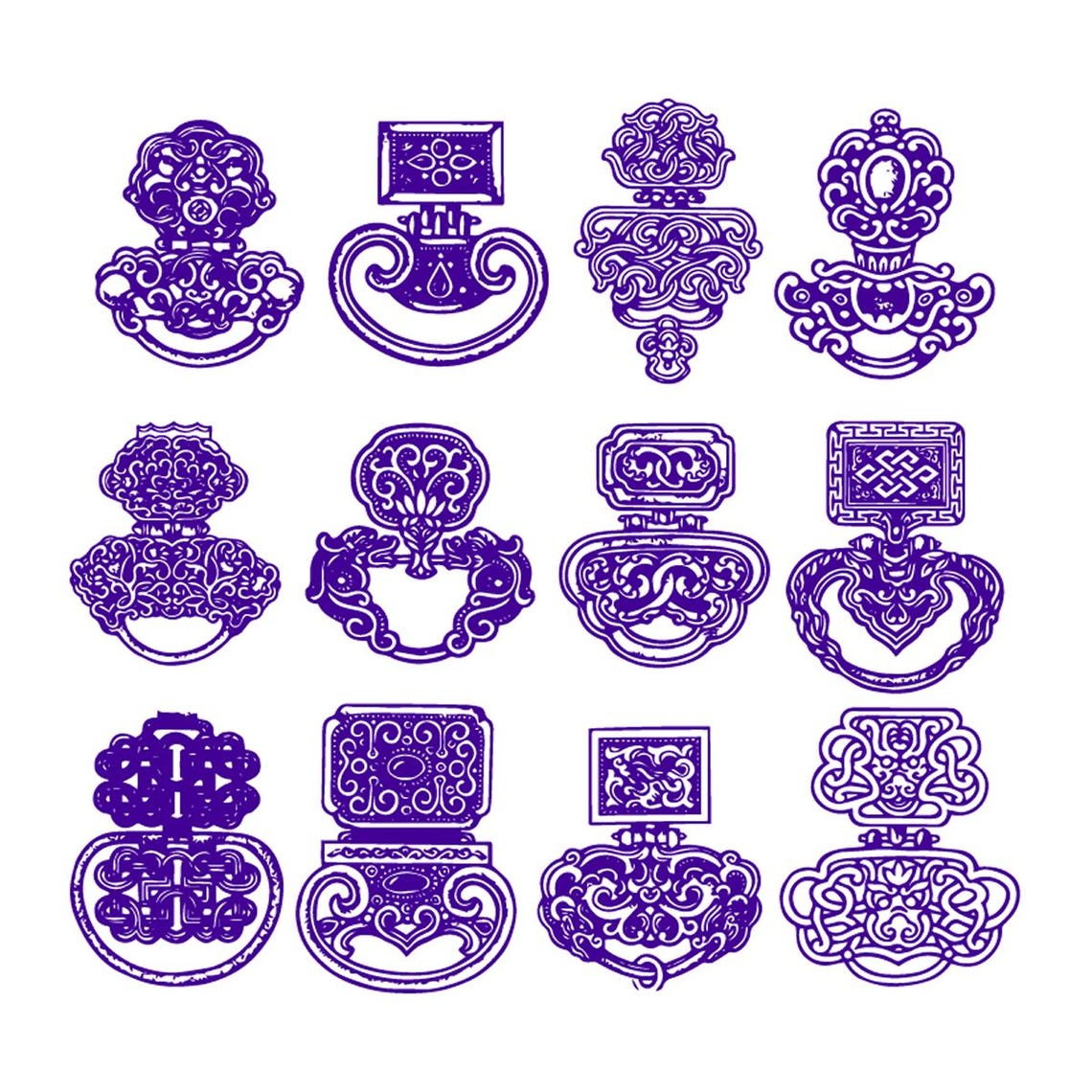 200+ Mongolian Ethnic Border & Background Patterns – Inner Mongolia ...