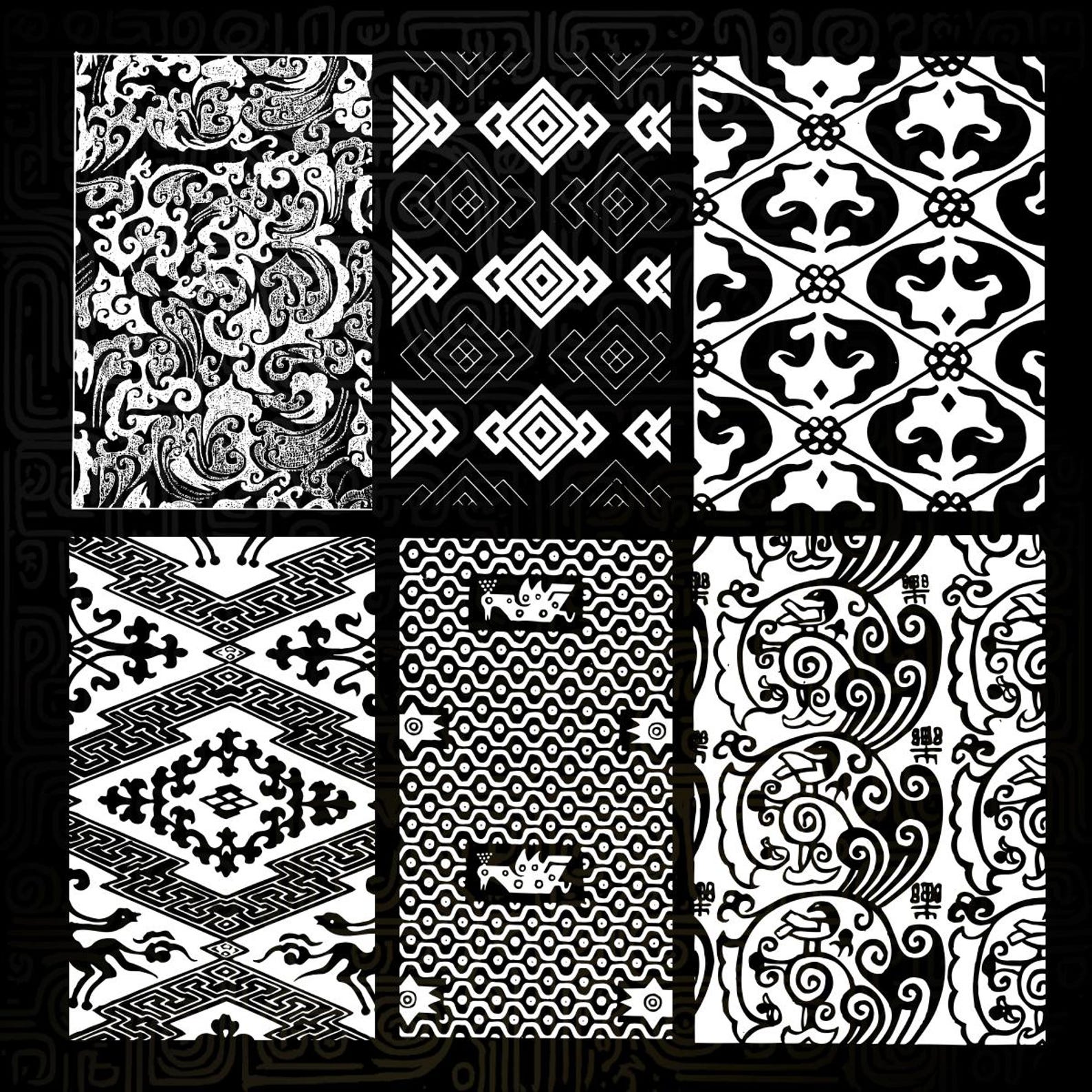 1200+ Ancient Chinese Qin & Han Dynasty Patterns | Rubbings From Bronze ...