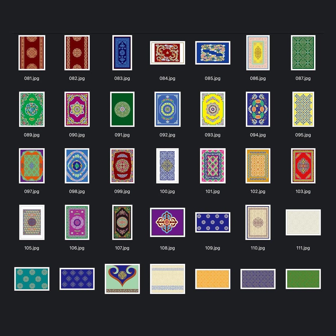 200+ Mongolian Ethnic Border & Background Patterns – Inner Mongolia ...